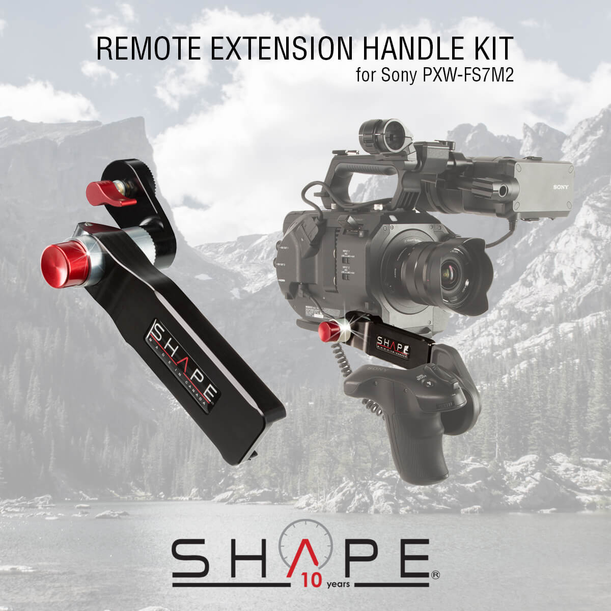 SONY FS7M2 Remote Extension Handle Kit | SHAPE wlb