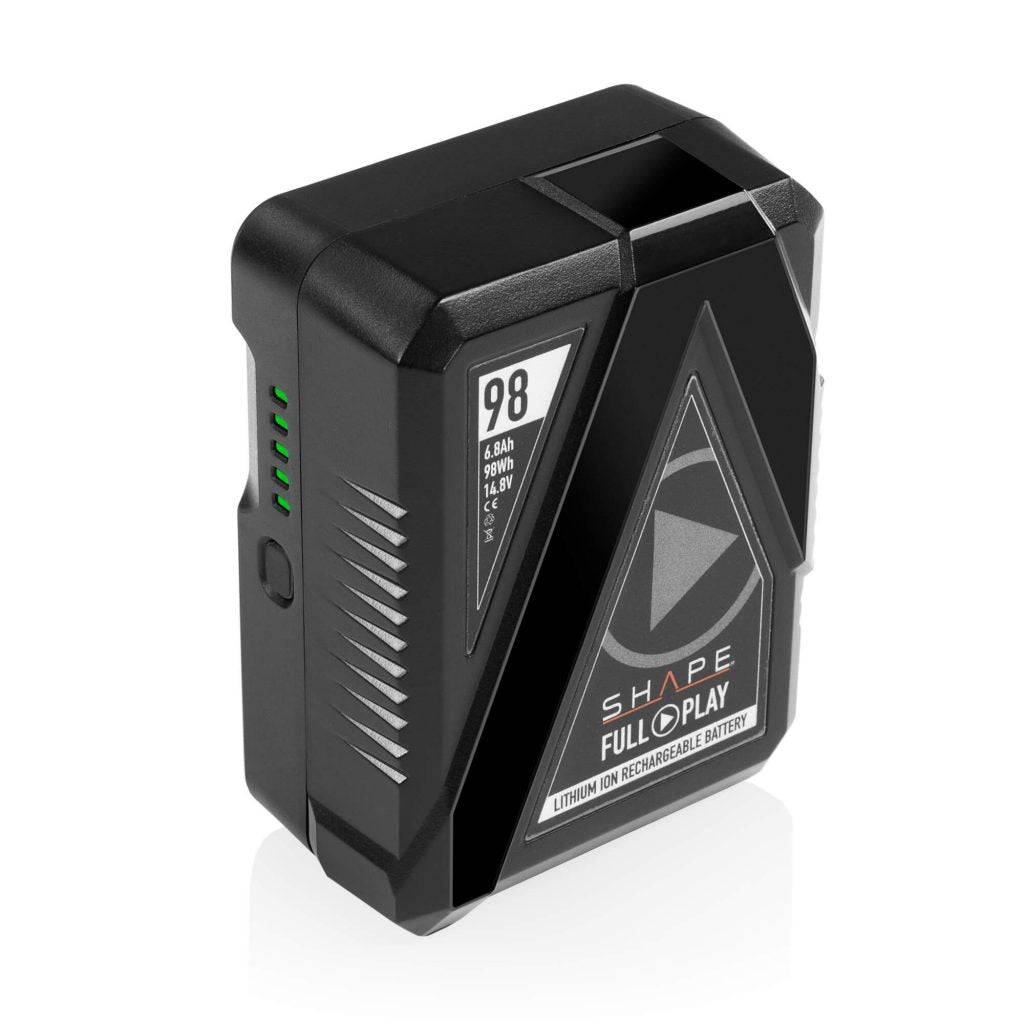 SHAPE Full Play Rechargeable Battery 98 Wh V-Mount | SHAPE wlb